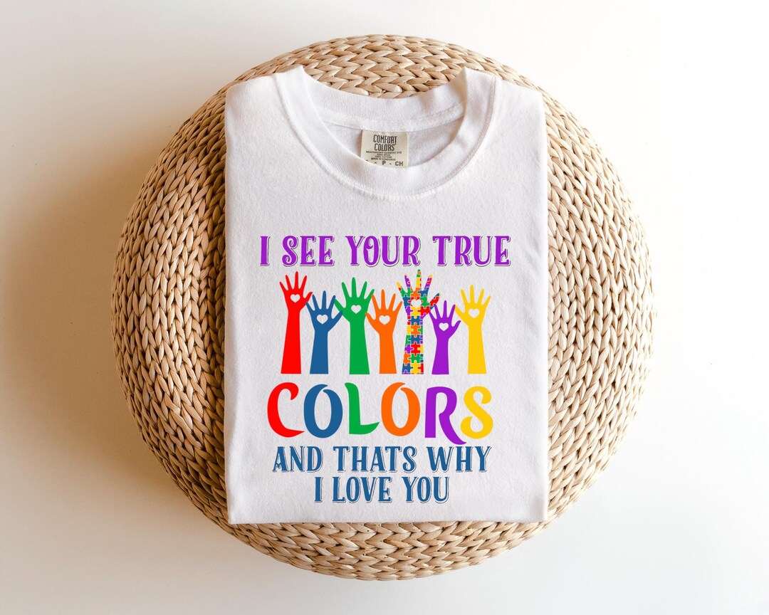 I See Your True Colors PNG File - Etsy