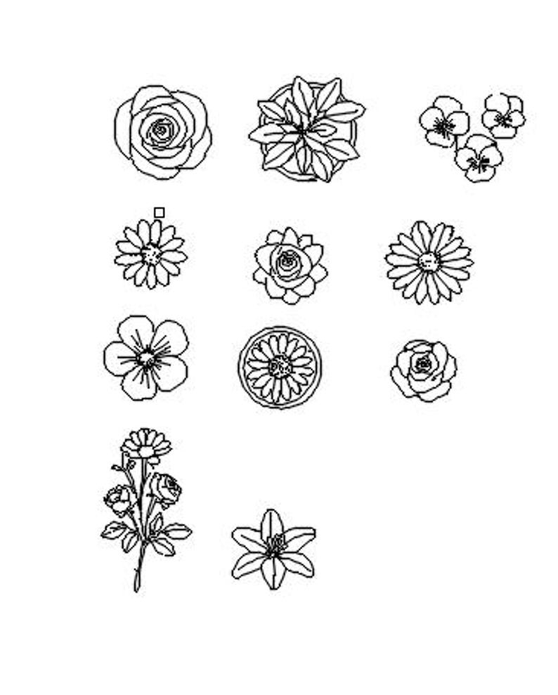 70+ Autocad VEGETATION Blocks – Indoor Plants, Trees, Shrubs, Flowers ...