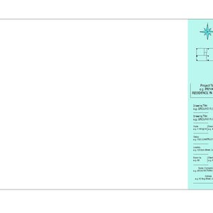 Autocad Layout Templates: A2 A3 A4, Editable Title Block (DWG Digital ...