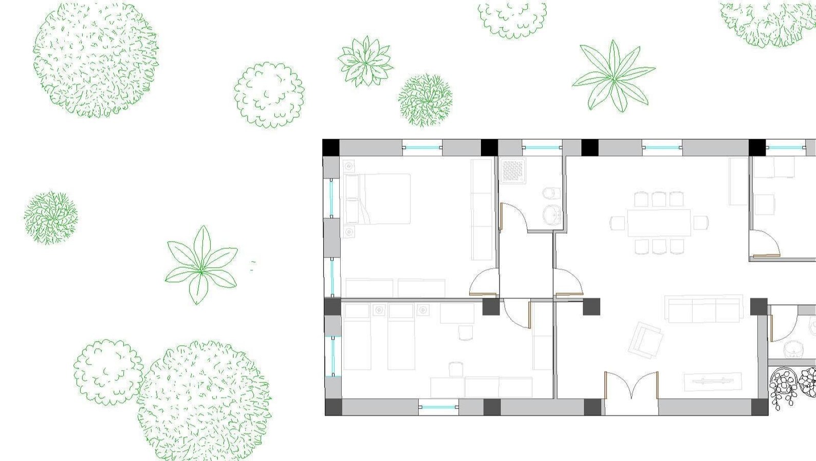 Autocad Vegetation Blocks: 2D Plant Symbols for Landscape Design (DWG ...