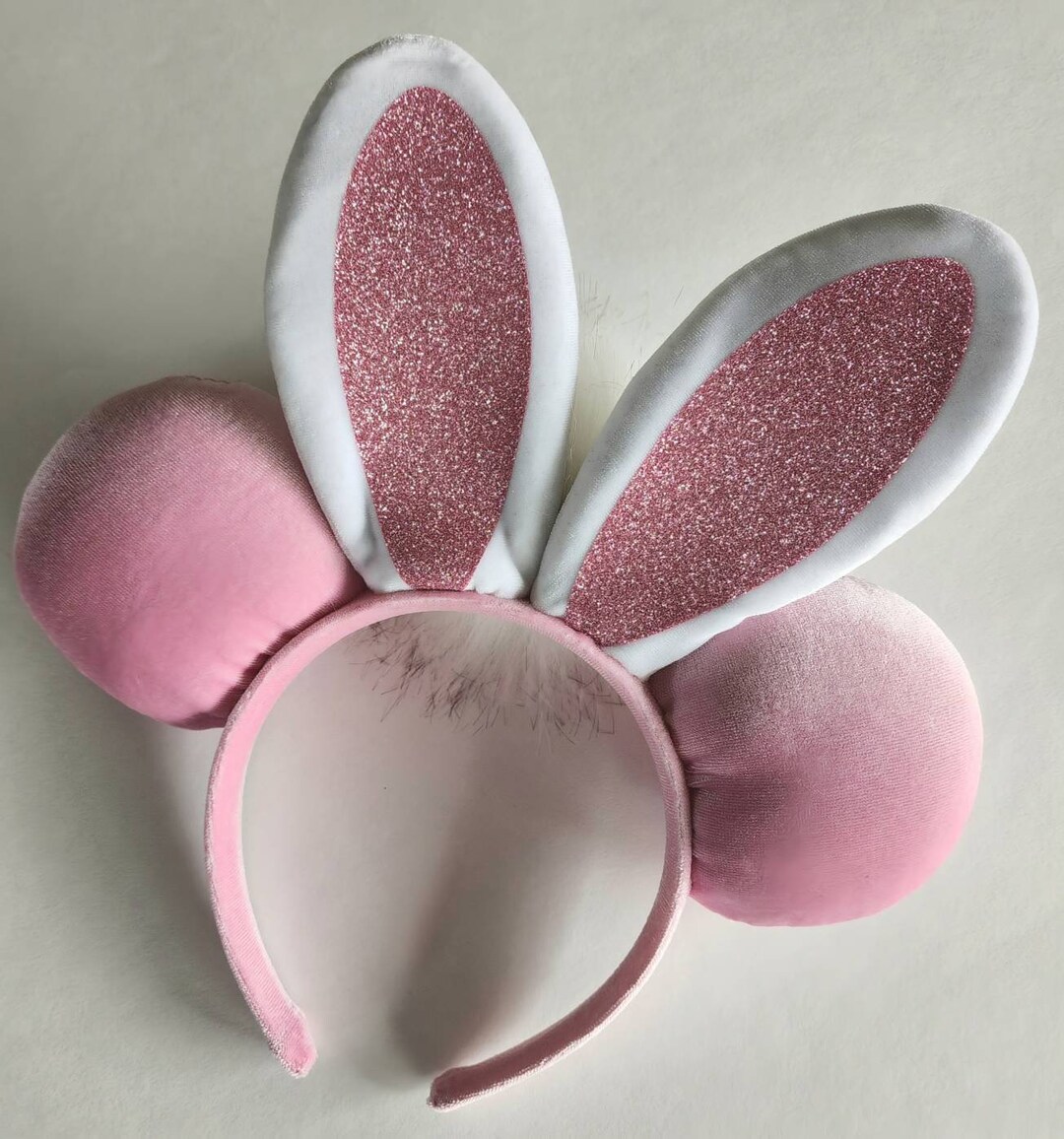 Easter Bunny Mouse Ears | Pink Velvet Rabbit Mouse Ears - Etsy
