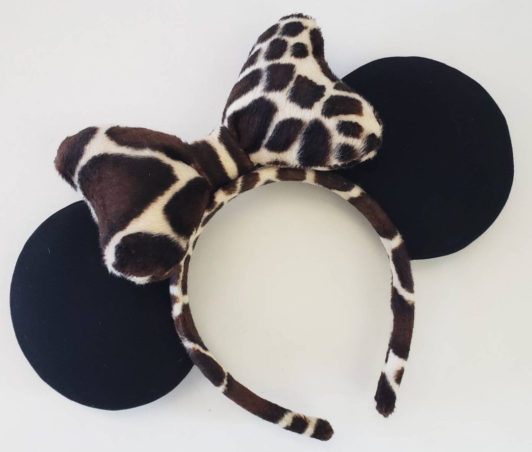Giraffe Mouse Ears | Park Ears Headband | Animal Kingdom Mouse Ears ...