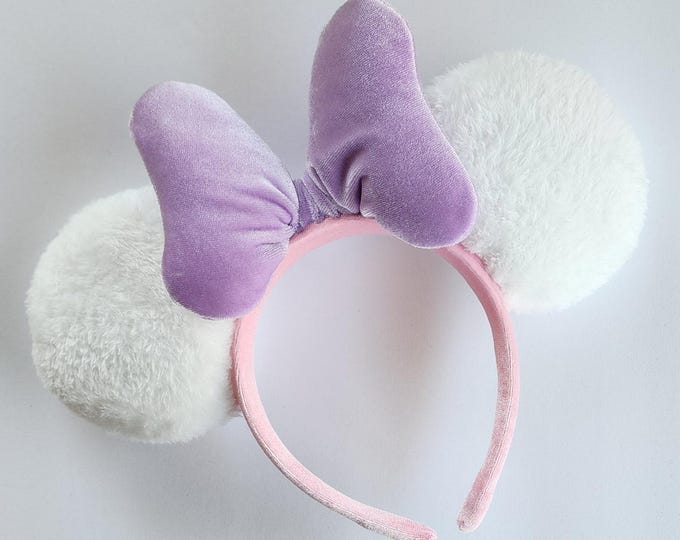 Daisy Inspired Faux Fur and Velvet Mouse Ears - Etsy
