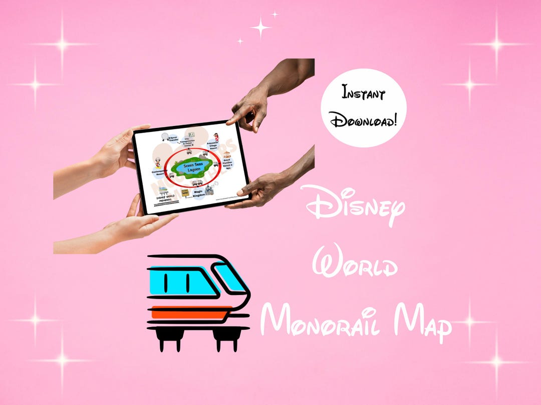 Disney Monorail Map | WDW Transportation Route Planner | Instant ...