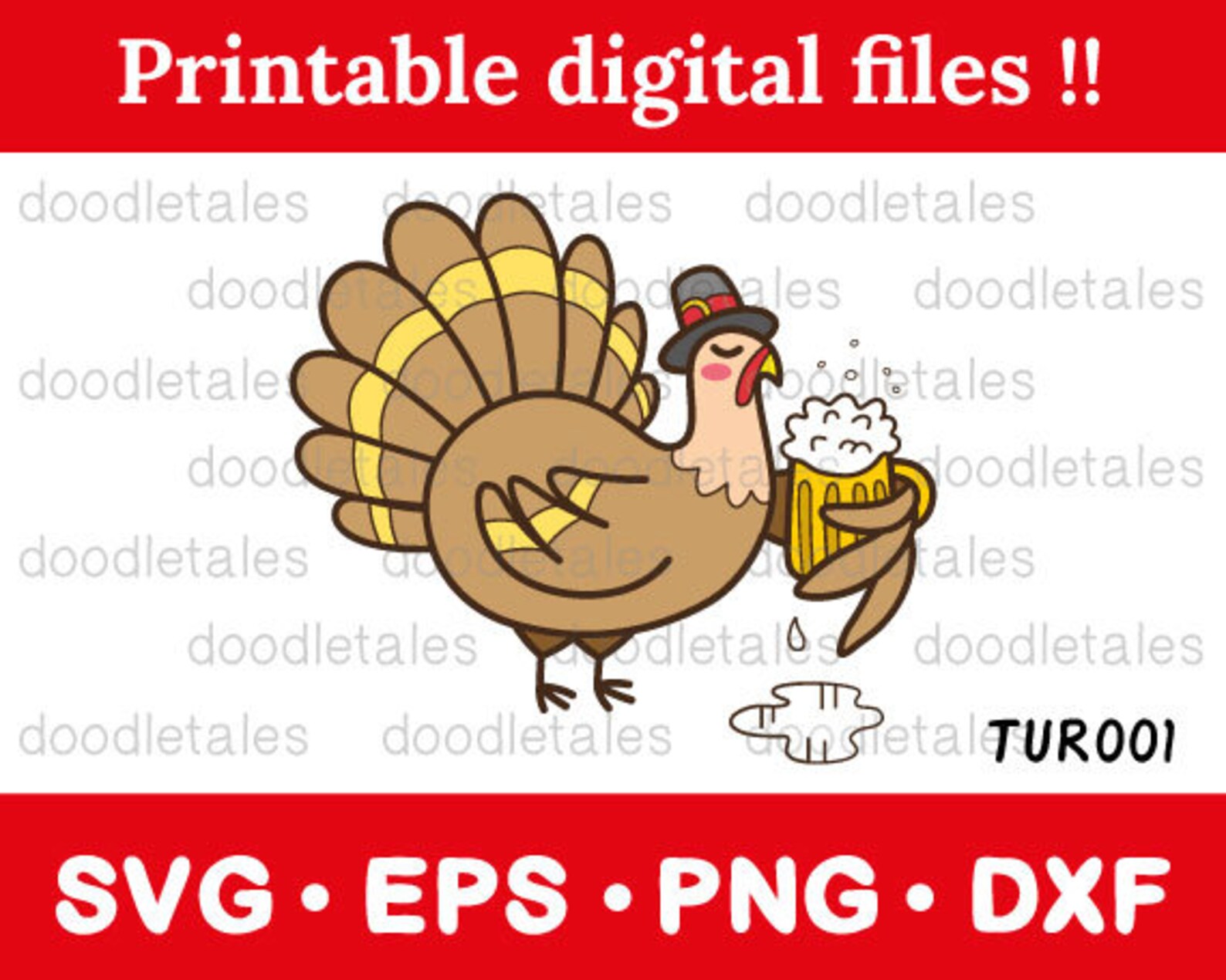 Turkey Beer Svg, Turkey Beer Png, Turkey Beer Vector, Turkey Beer Mug ...