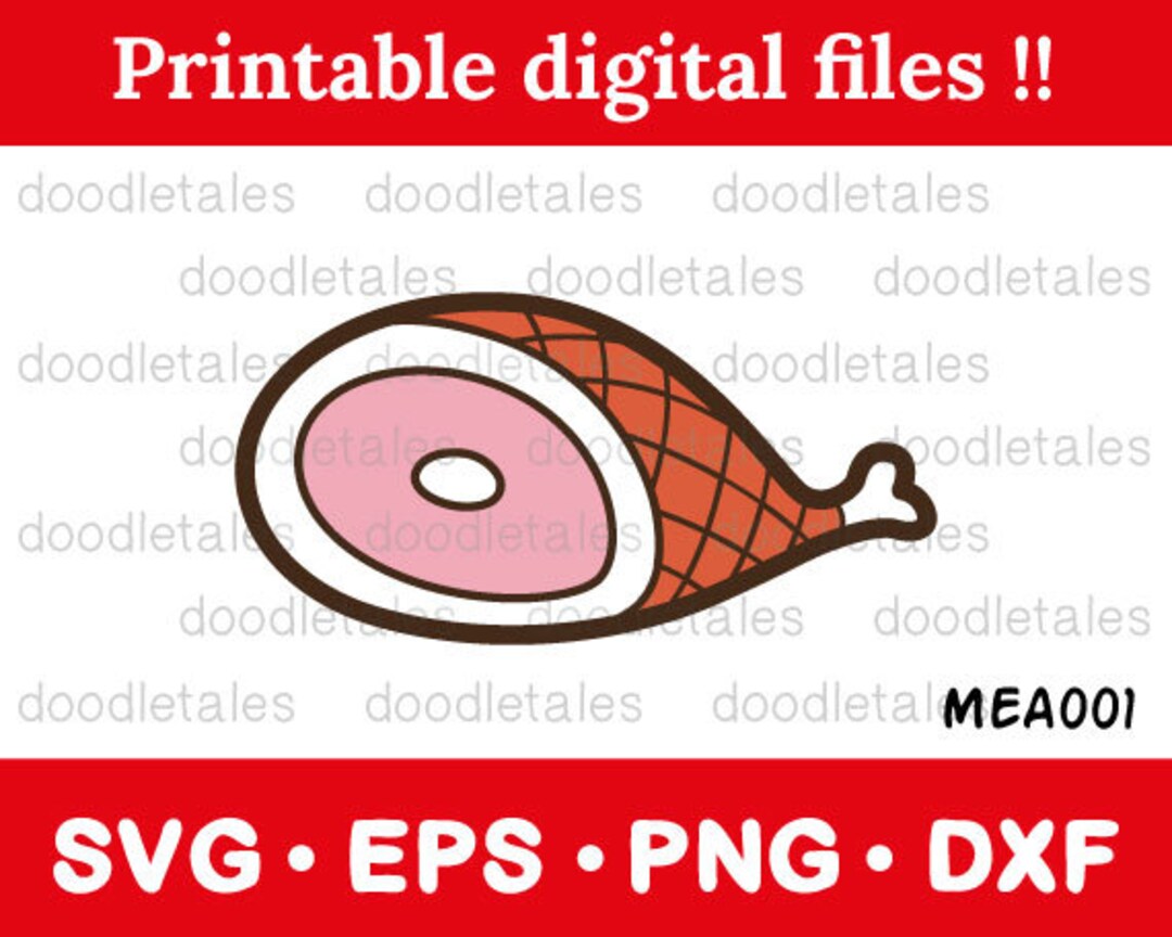 Thanksgiving Ham Svg, Thanksgiving Ham Png, Thanksgiving Ham Vector ...