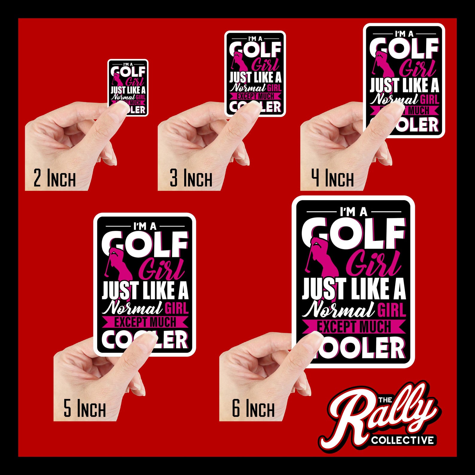 Golf Girl Decal | Perfect Sticker for Car, Laptop, Tumbler | Sports Fan ...