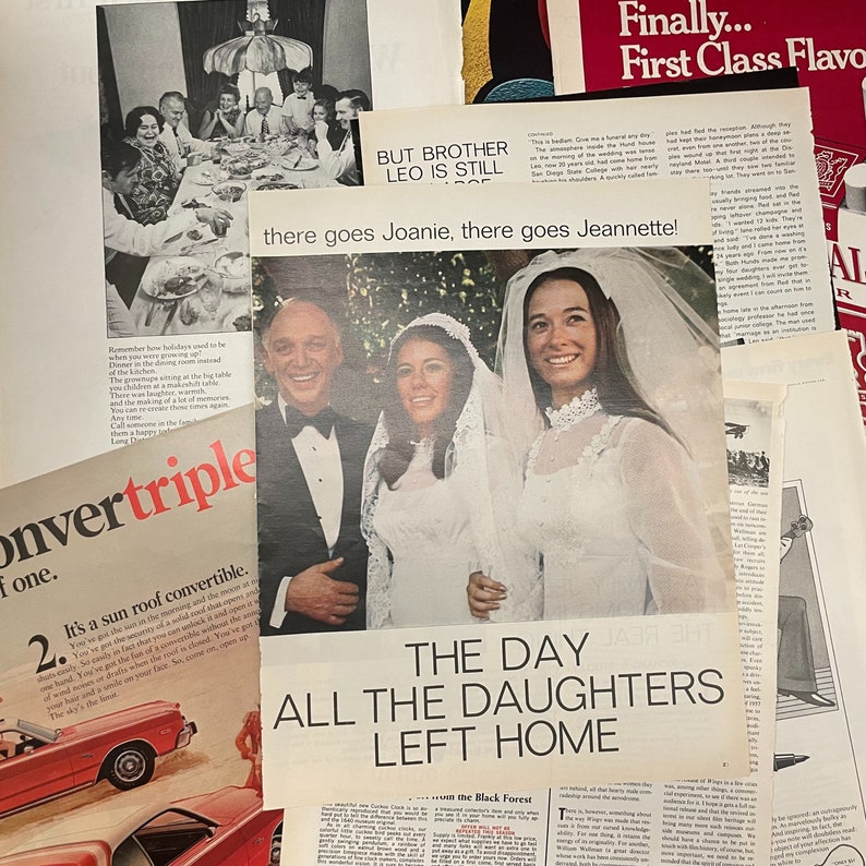 Vintage Magazine Clippings for Junk Journals & Paper Crafts Retro Ads ...