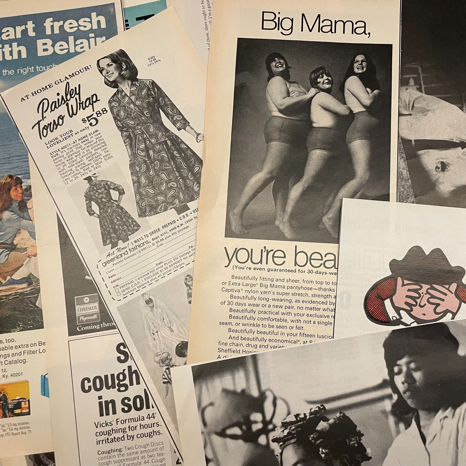 Vintage Magazine Clippings for Junk Journals & Paper Crafts Retro Ads ...