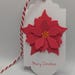 Christmas, Christmas Tags, Gift Tags, Holiday, Poinsettia Tags, - Etsy