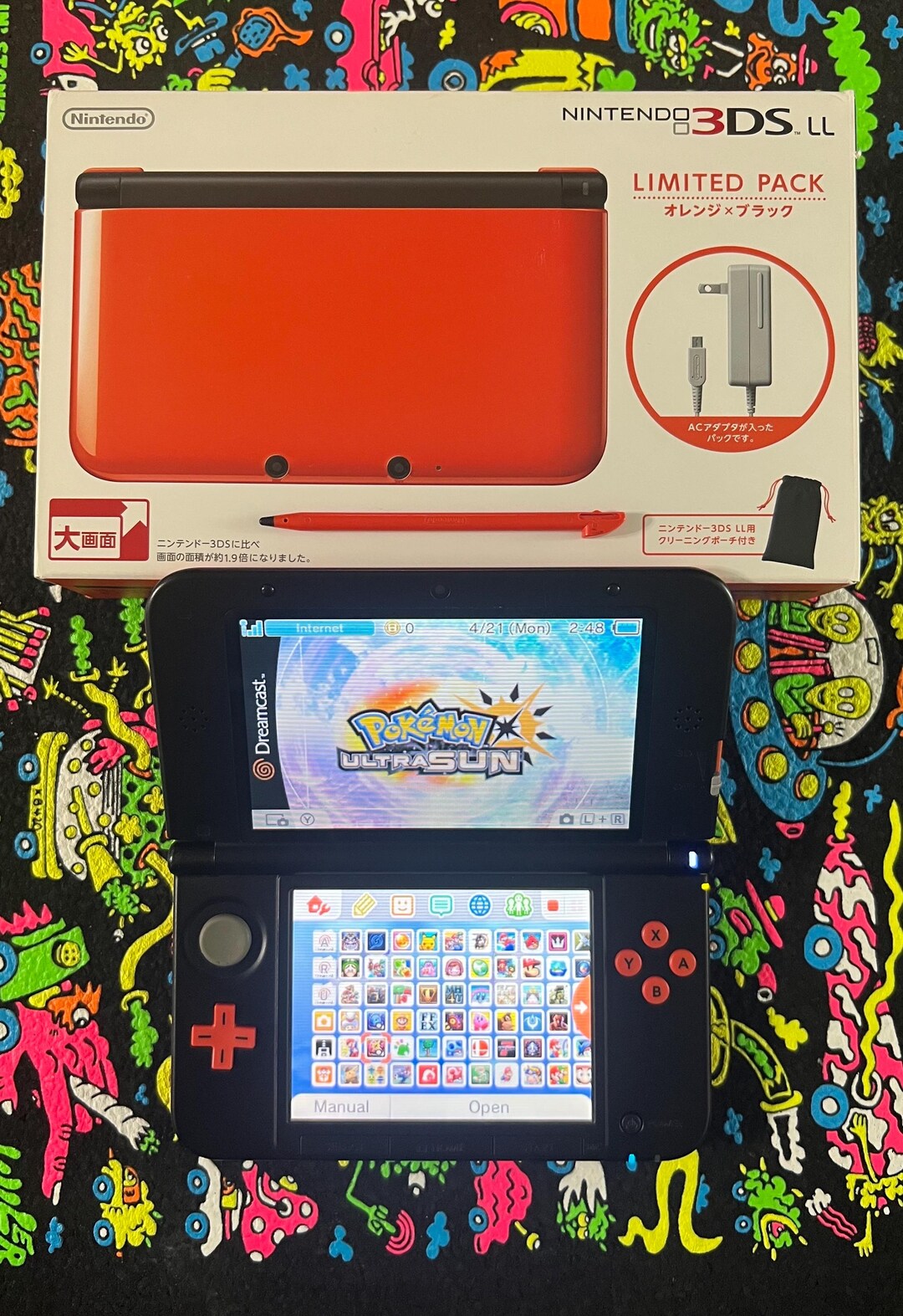 Custom 3DS XL 128gb - Mods, Games, Apps *box and Original Paperwork* - Etsy