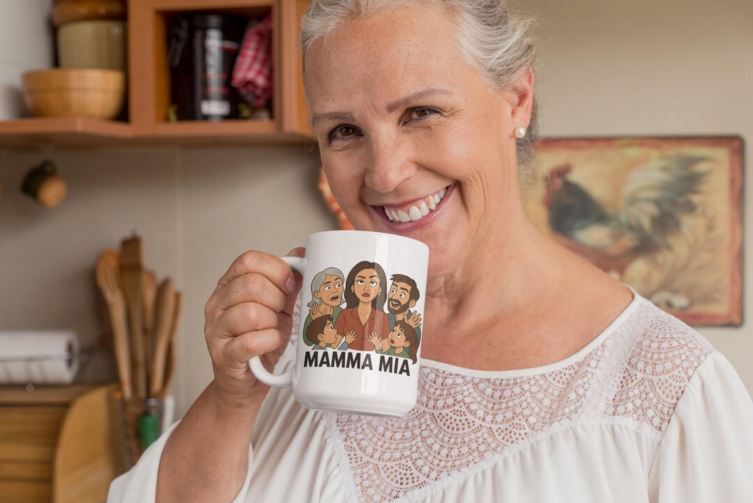Mamma Mia! Italian Family Chaos Ceramic Mugs 11 and 15 Oz - Etsy