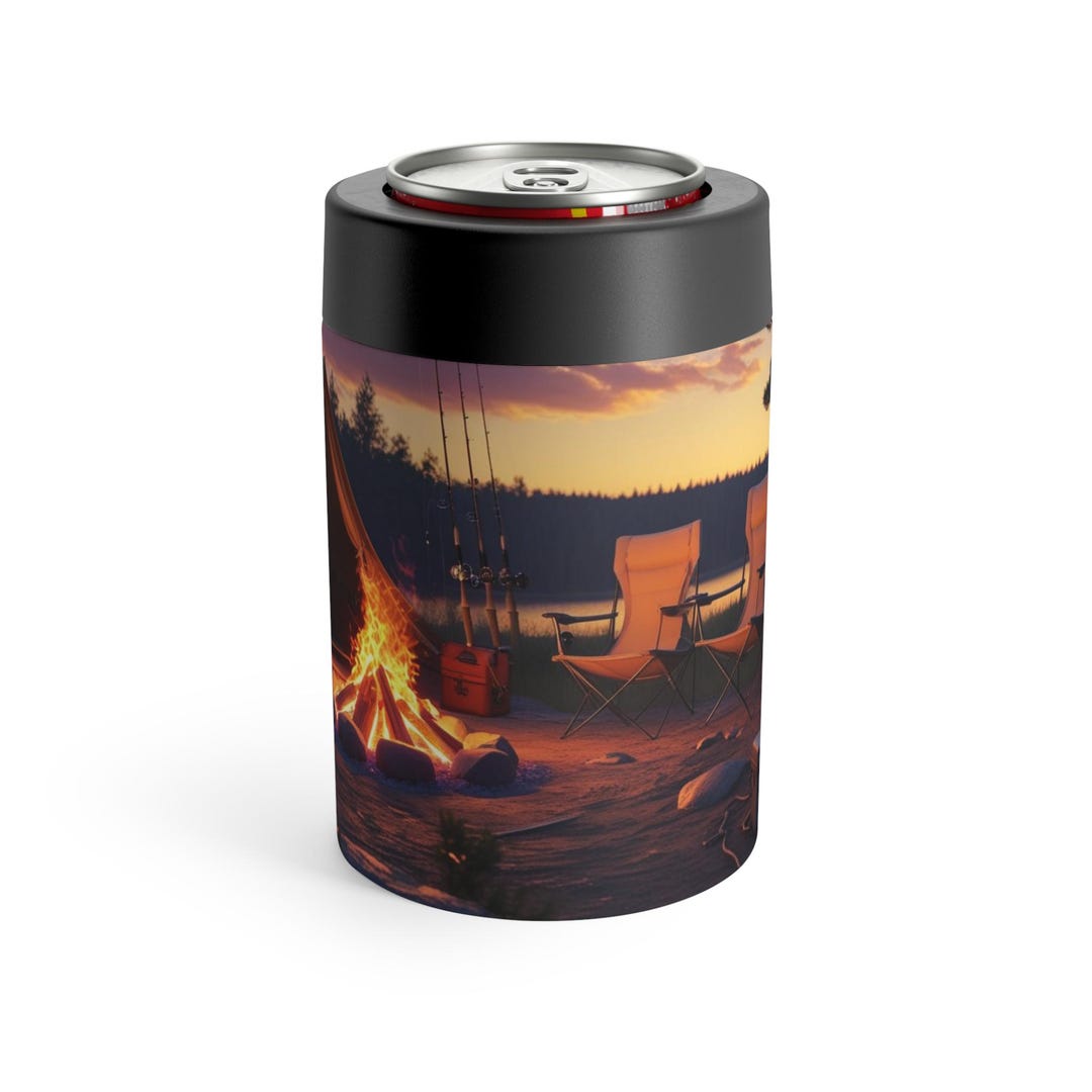 Camping Can Holder: Stainless Steel Outdoor Adventure Drink Caddy - Etsy