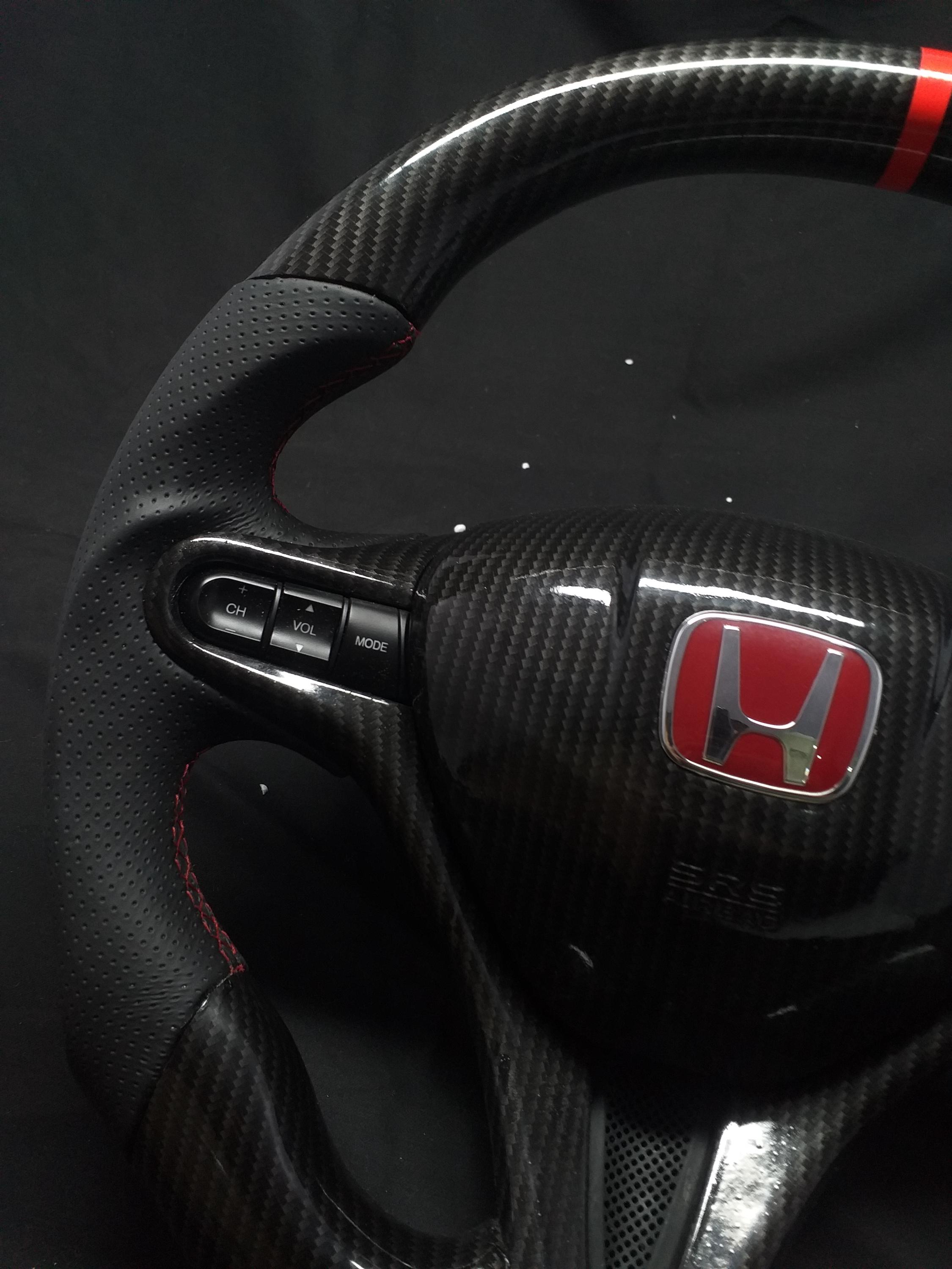 Carbon Fiber Steering Wheel for Honda Civic FD2 FN2 2006-12 - Etsy