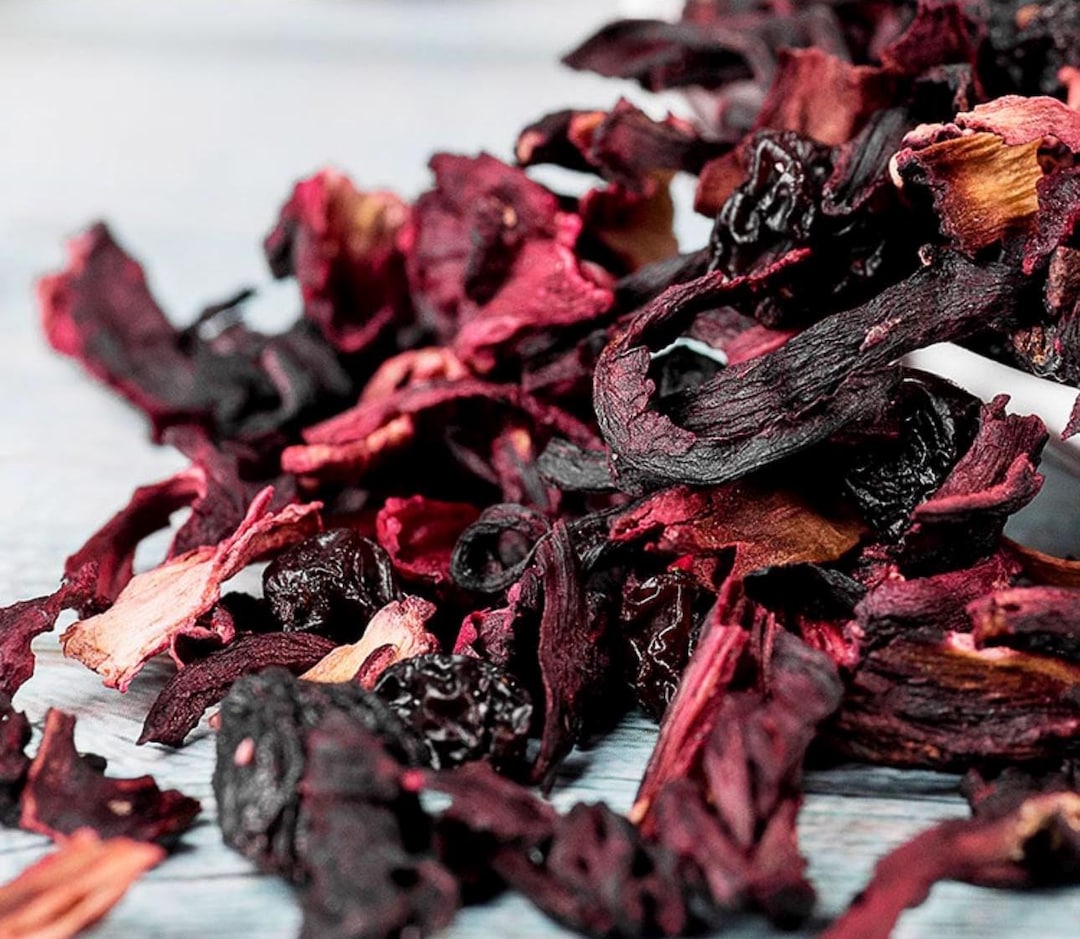 Dried Hibiscus Leaves – Bissap | Organic Herbal Tea | Natural Detox ...