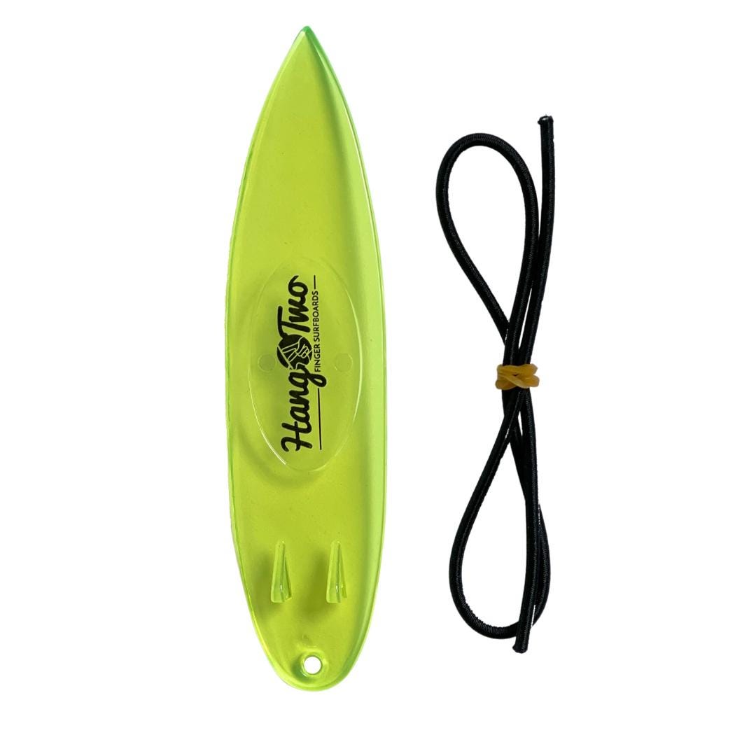 Hang Two Finger Surfboards - Gnarly Green - Mini Surfboard Toy - Etsy