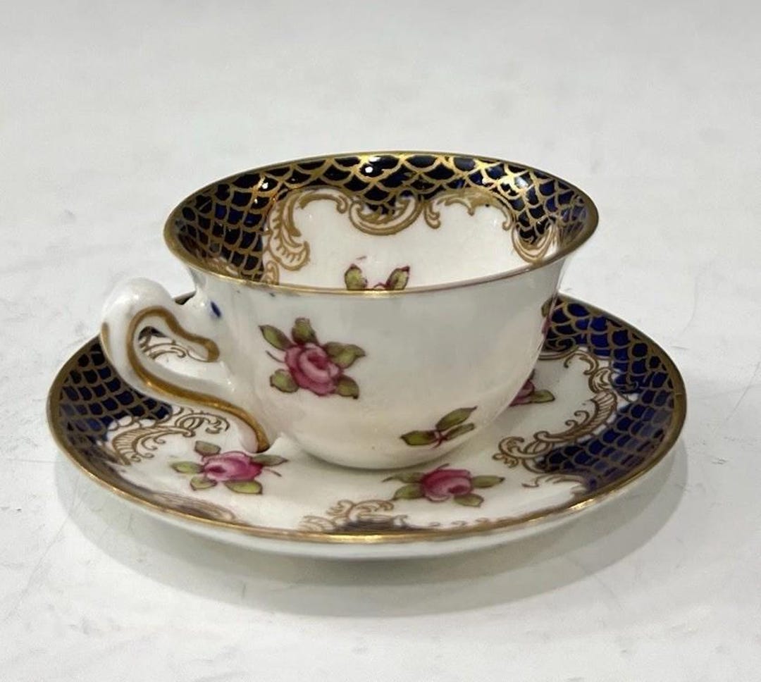 1920s Crown Staffordshire Miniature Doll Porcelain Cup and Saucer ...
