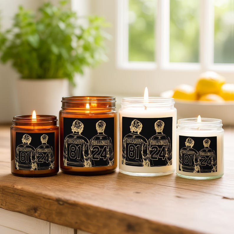 Heated Rivalry Merch- Connor Storrie and Hudson Williams Candle - Etsy UK