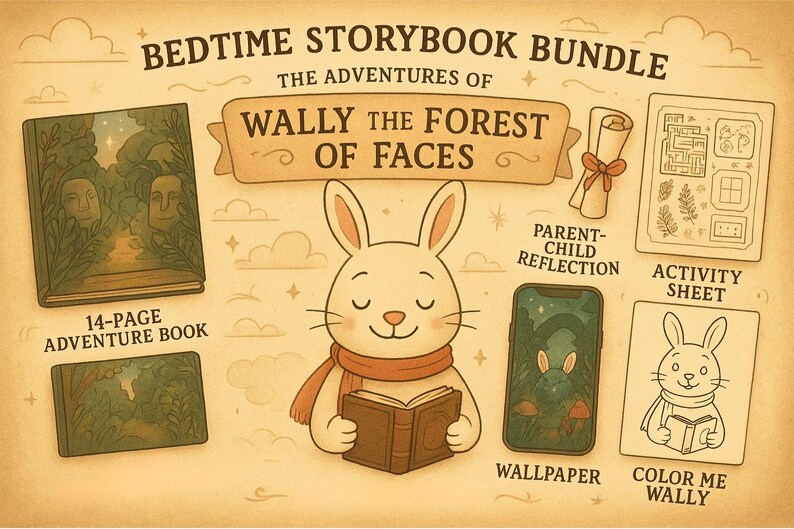 Wally and the Forest of Faces – Kids Digital Storybook + Printable ...