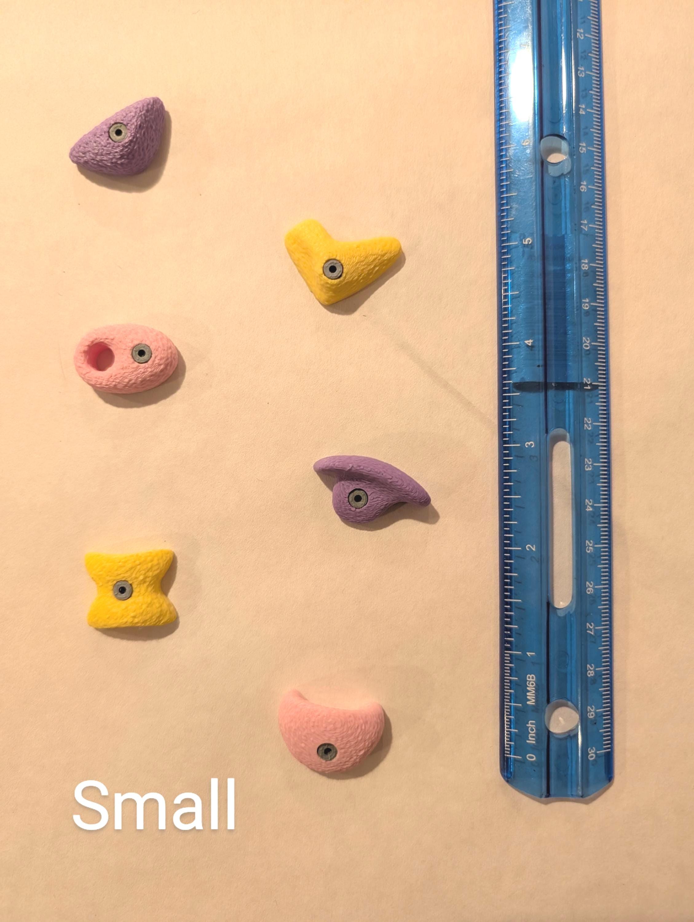 Rock Climbing HOLD MAGNETS - Refrigerator / FRIDGE Magnets - Set of 6 ...