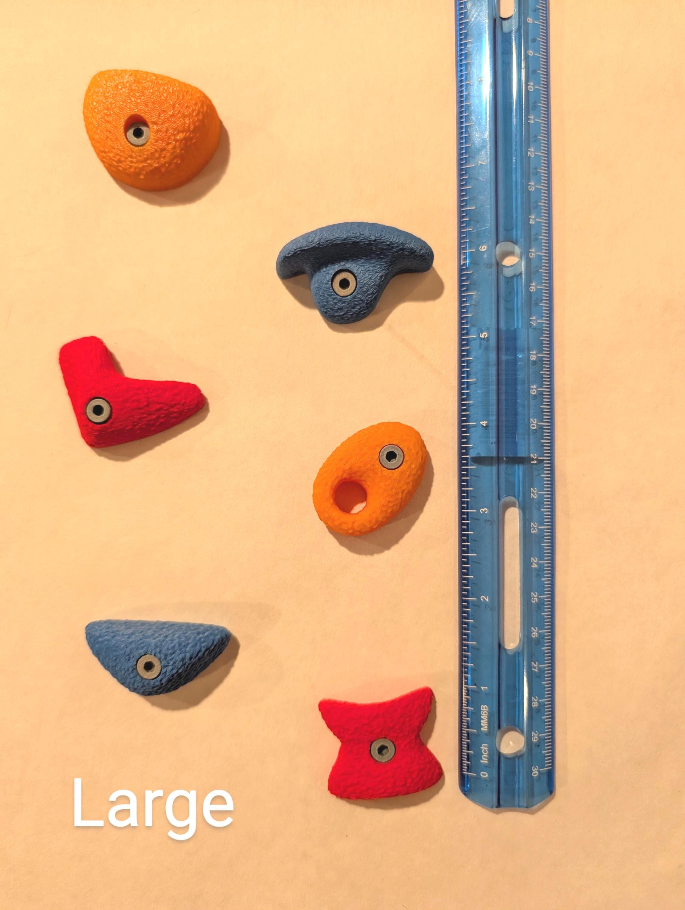 Rock Climbing HOLD MAGNETS - Refrigerator / FRIDGE Magnets - Set of 6 ...