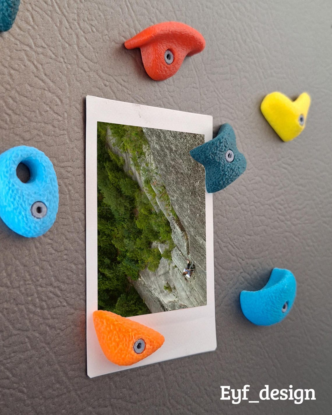 Rock Climbing HOLD MAGNETS - Refrigerator / FRIDGE Magnets - Set of 6 ...