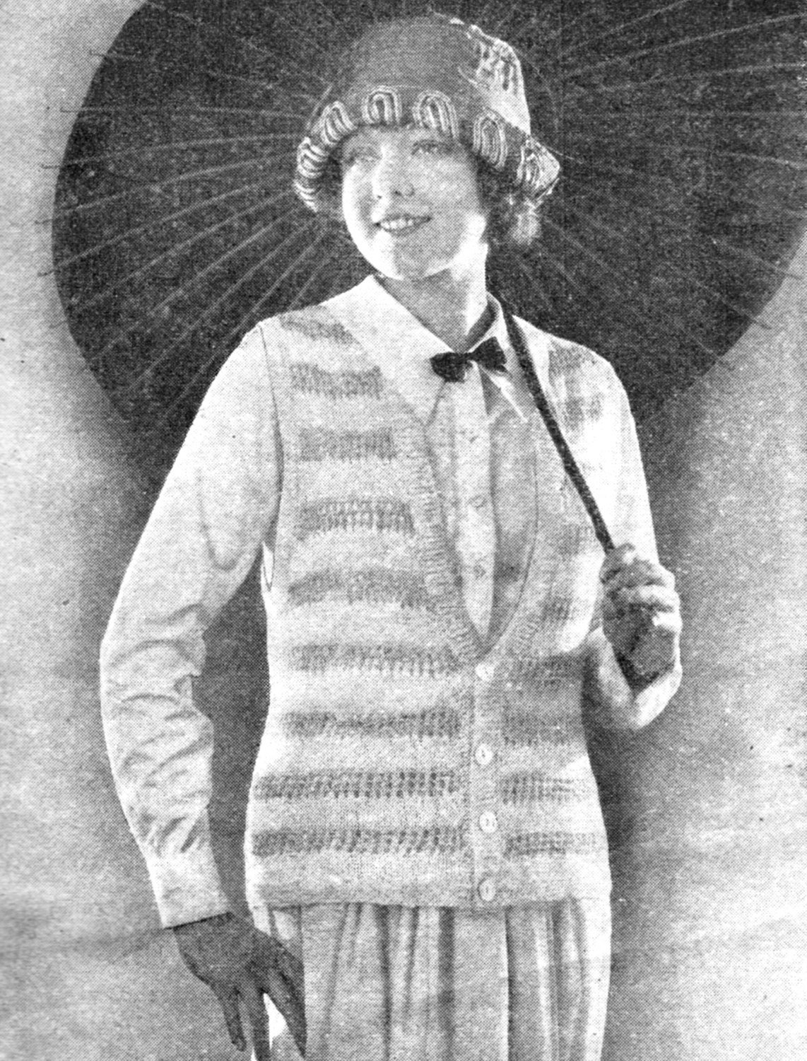 Vintage Knit Women's Sweater Patterns 1920's Cardigan & Sweater Vest ...
