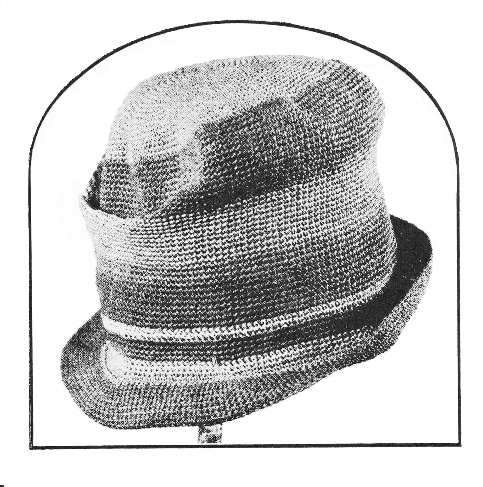 1920's Vintage Crochet Hat Patterns/ Flapper Cloche/ - Etsy