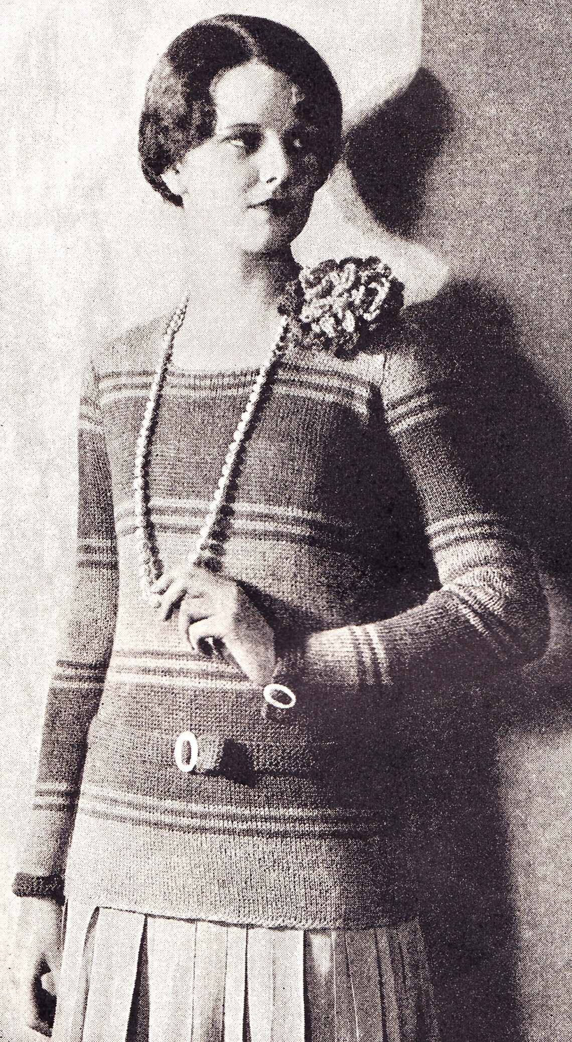 Vintage Knit Women's Sweater Patterns 1920's Downton Abbey Flapper - Etsy