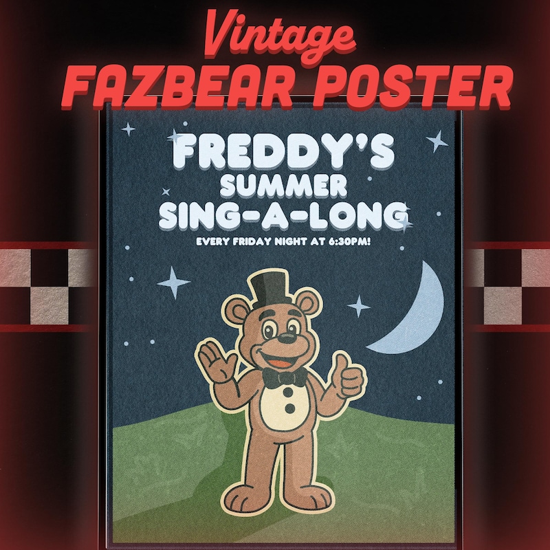 Five Nights at Freddys Posters - Etsy