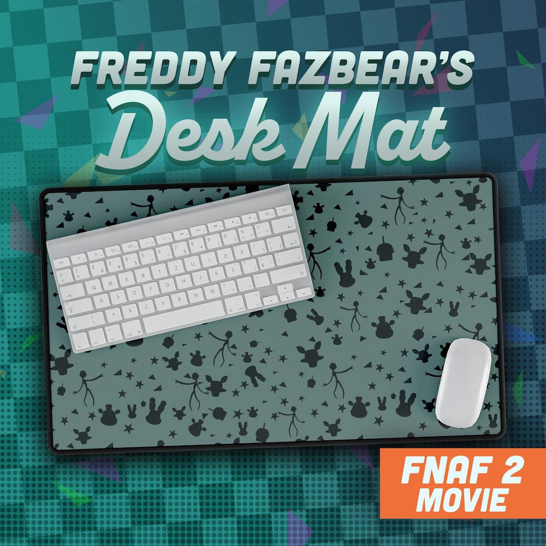 FNAF Freddy Fazbear's Pizza Desk Mat | FNAF 2 Movie Inspired Desk Pad ...