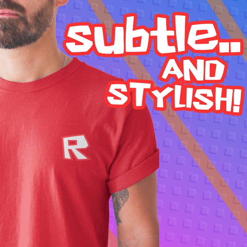 Retro Roblox "r" Logo T-shirt | Classic Gamer Tee - Etsy