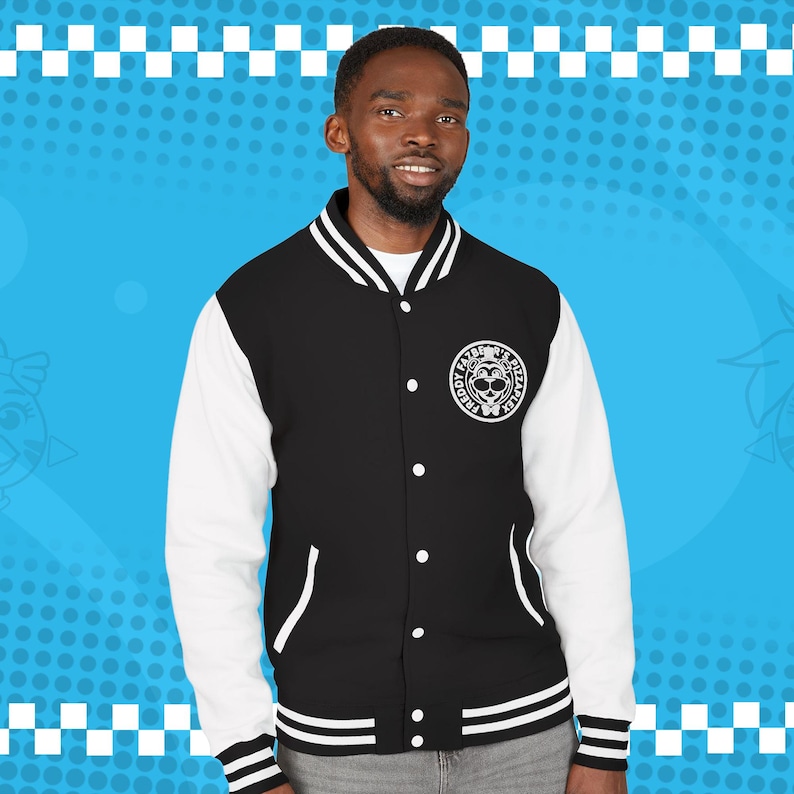 FNAF Pizzaplex Letterman Jacket | Freddy Fazbear's Mega Pizzaplex ...