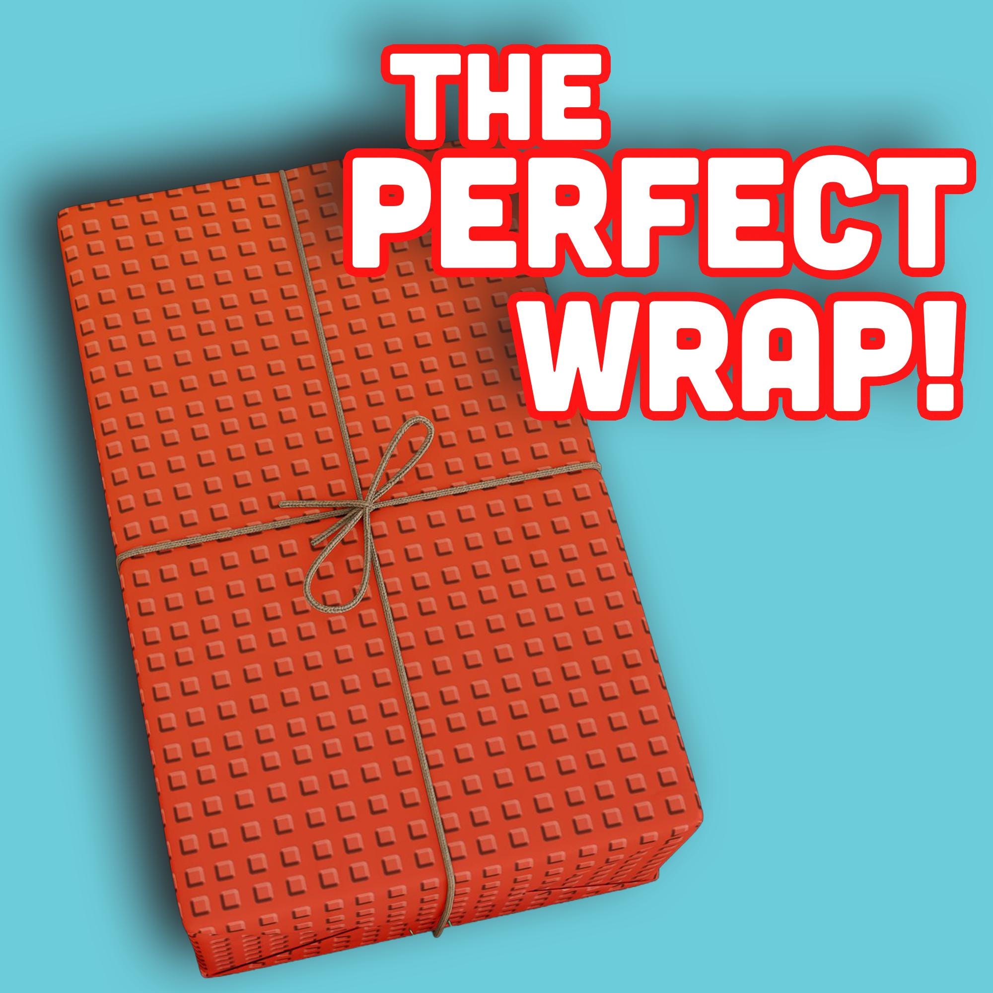Roblox Wrapping Paper | Red Brick Texture Gamer Gift Wrap - Etsy