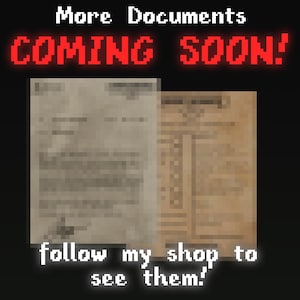 FNAF: Fazbear Document Props | Five Nights at Freddy's Paper Printable ...