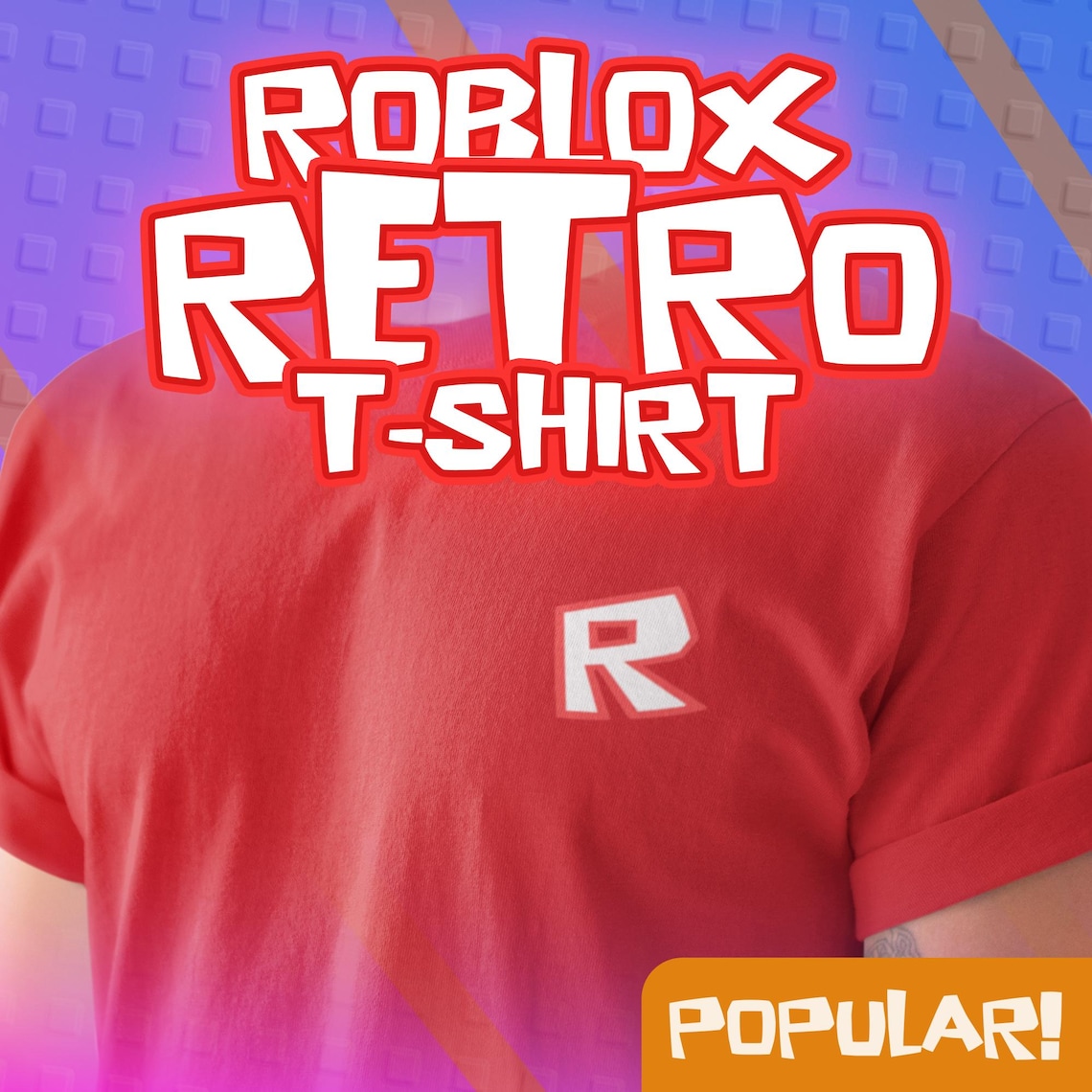 Retro Roblox "r" Logo T-shirt | Classic Gamer Tee - Etsy