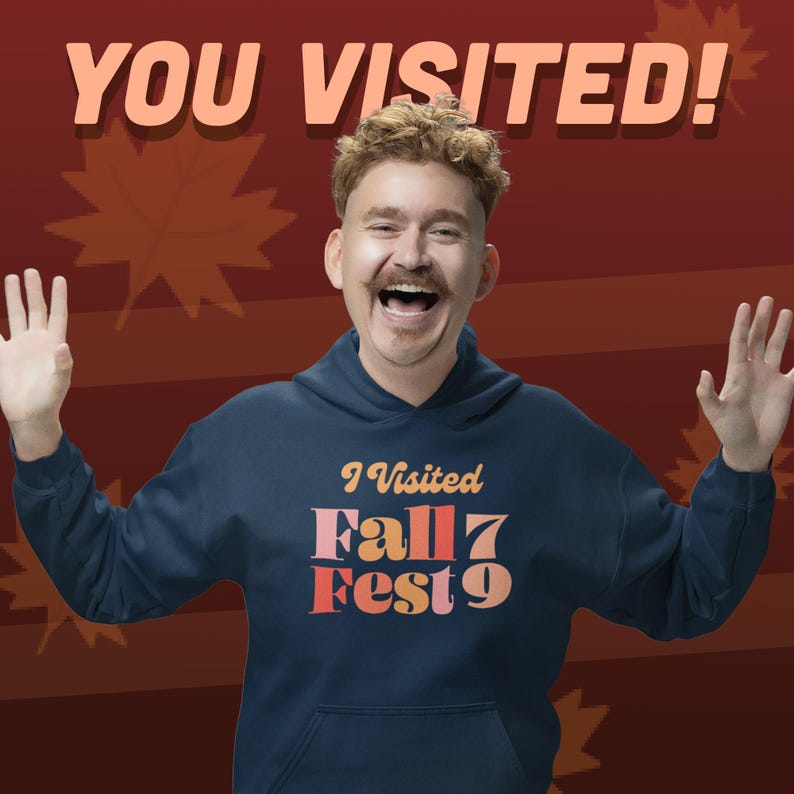 FNAF Fall Fest Hoodie | I Visited Fall Fest 1979 Pullover | Five Nights ...