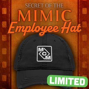 FNAF Secret of the Mimic Employee Hat | MCM Logo Distressed Cap ...
