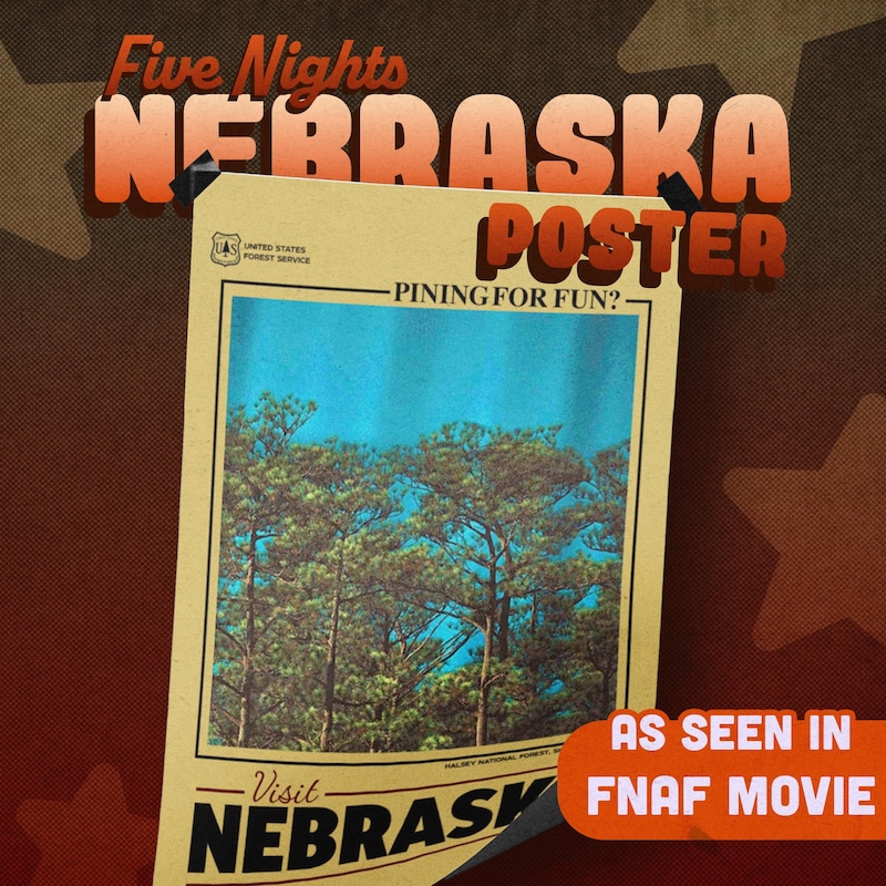 Five Nights at Freddy's Movie Poster - Etsy
