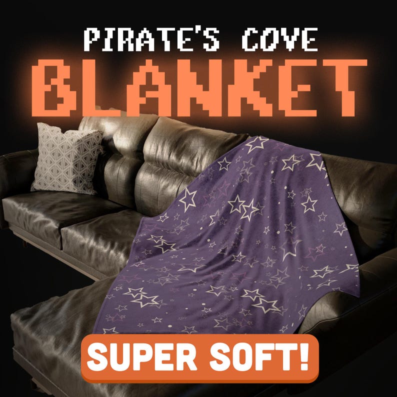 FNAF Pirate's Cove Blanket | Five Nights at Freddy's Inspired Throw ...