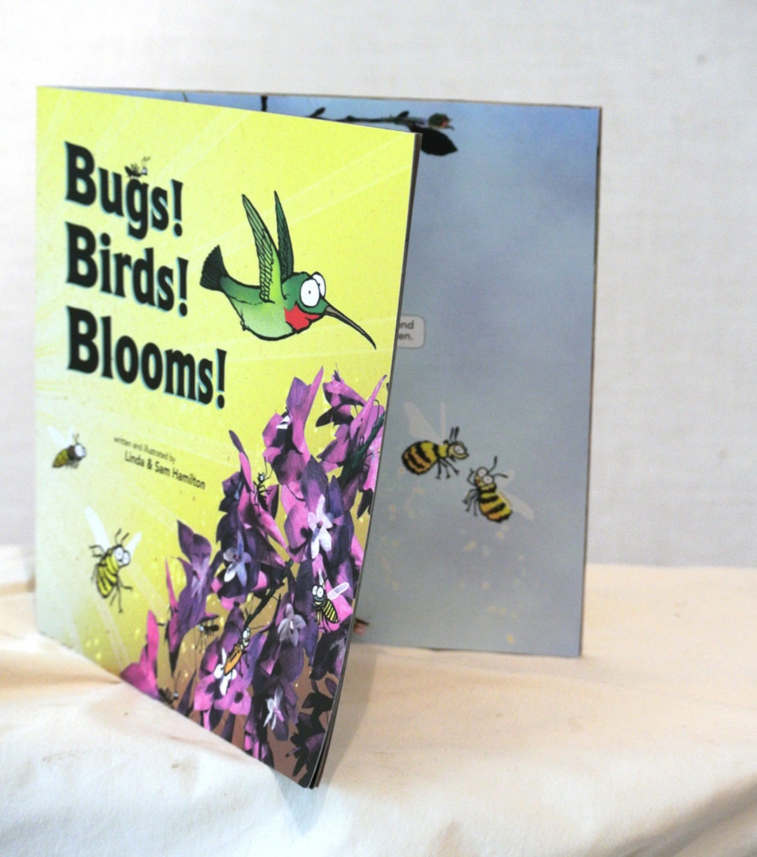 Bugs! Birds! Blooms! Children's Book With Paper Flowers - Etsy