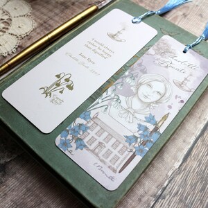 Charlotte Brontë Bookmark: Jane Eyre Quote, Literary Gift, Book Lover ...