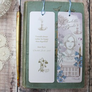 Charlotte Brontë Bookmark: Jane Eyre Quote, Literary Gift, Book Lover ...