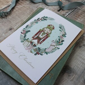 Nutcracker Christmas Card - Holiday Card - Nutcracker Ballet -merry Christmas - Traditional ...