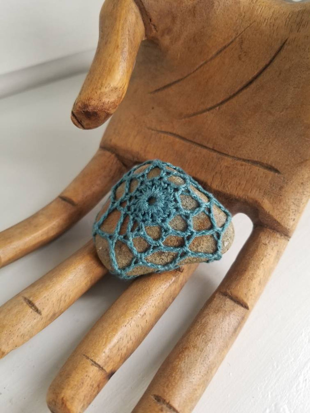 Crochet Stone / Meditation Altar/ Yoga / Spiritual Gift / - Etsy