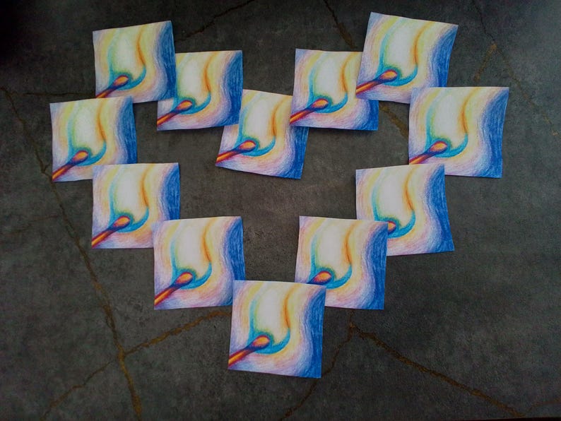 Printable Matchstick Sheet – Hand-drawn Illustration Repeated X12 – A4 ...