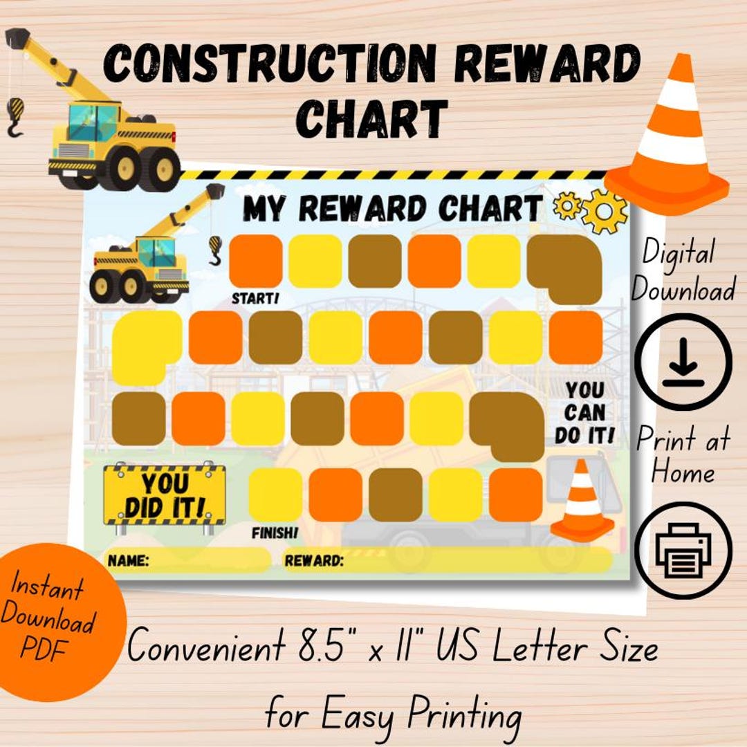 Printable Reward Chart for Toddlers | Kids Behavior Chart ...