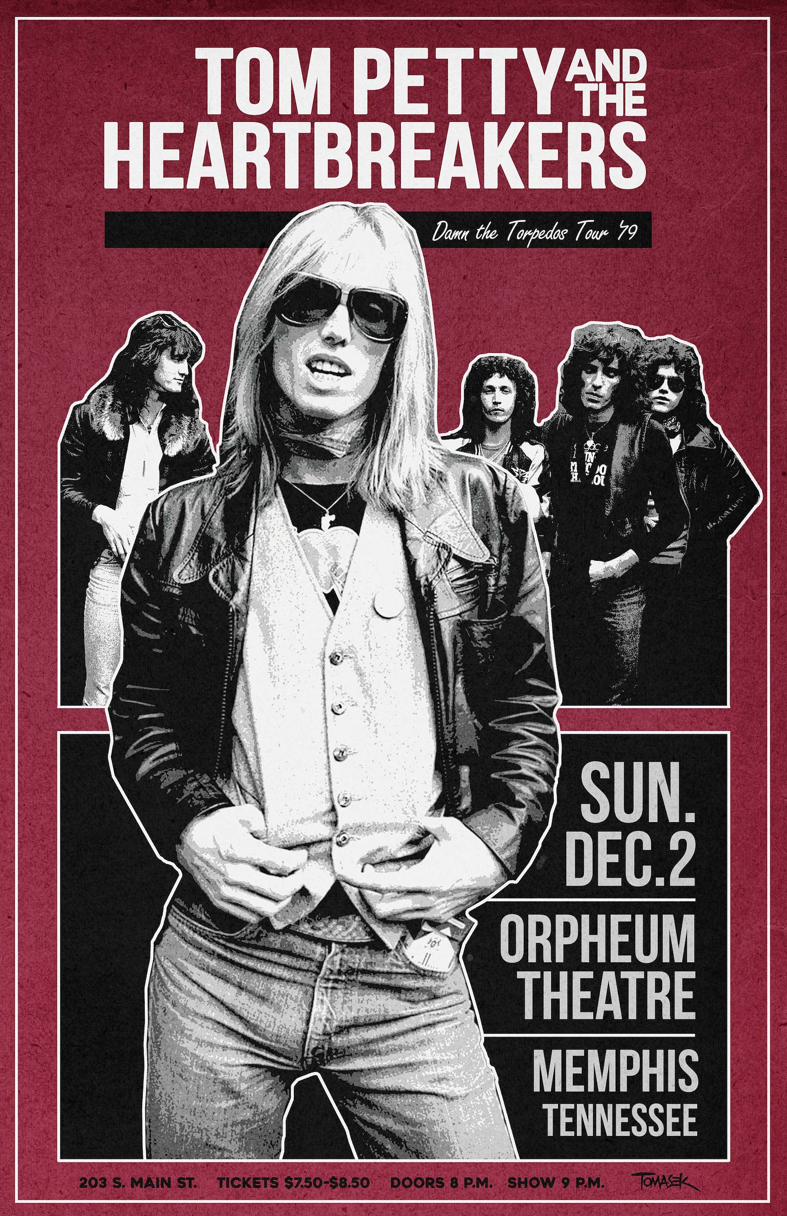 Tom Petty and the Heartbreakers 1979 Concert Poster - Etsy