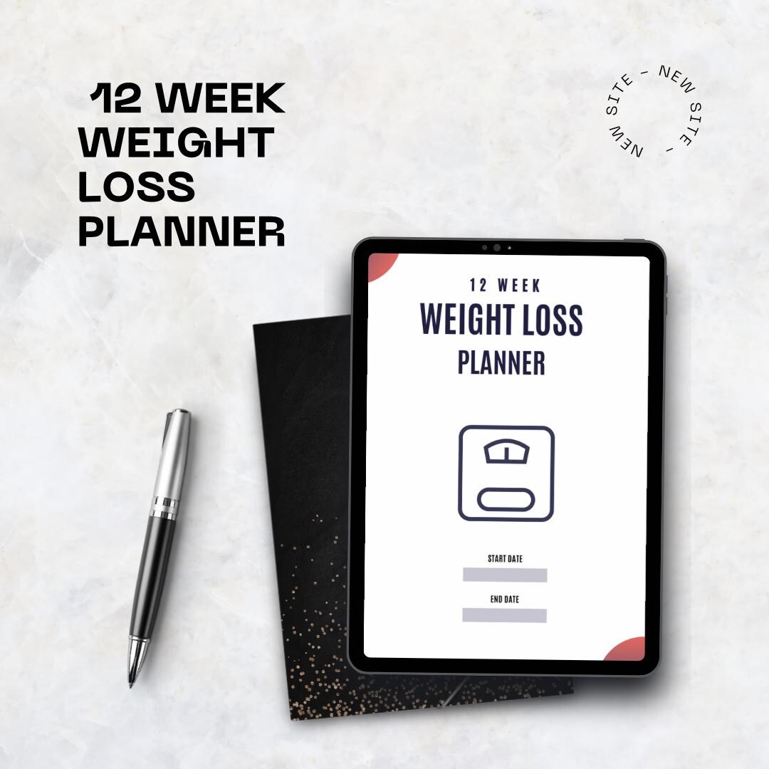 12 Week Weight Loss Tracker - Etsy