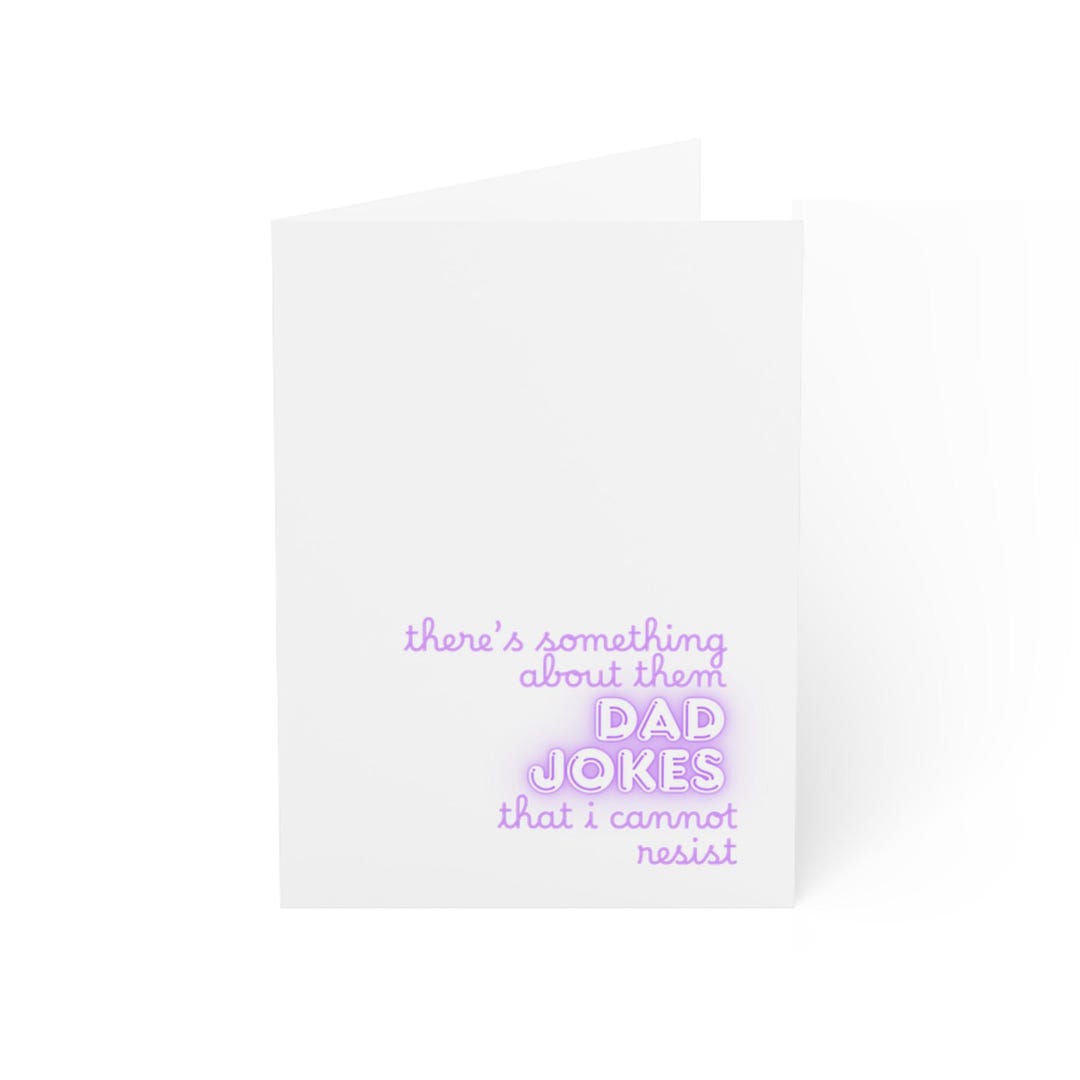 DAD JOKES Love Note Greeting Card | Blank Inside Greeting Card, Pack ...